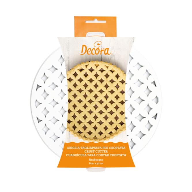 Arabesque pastry cutter grid for tarts - Decora