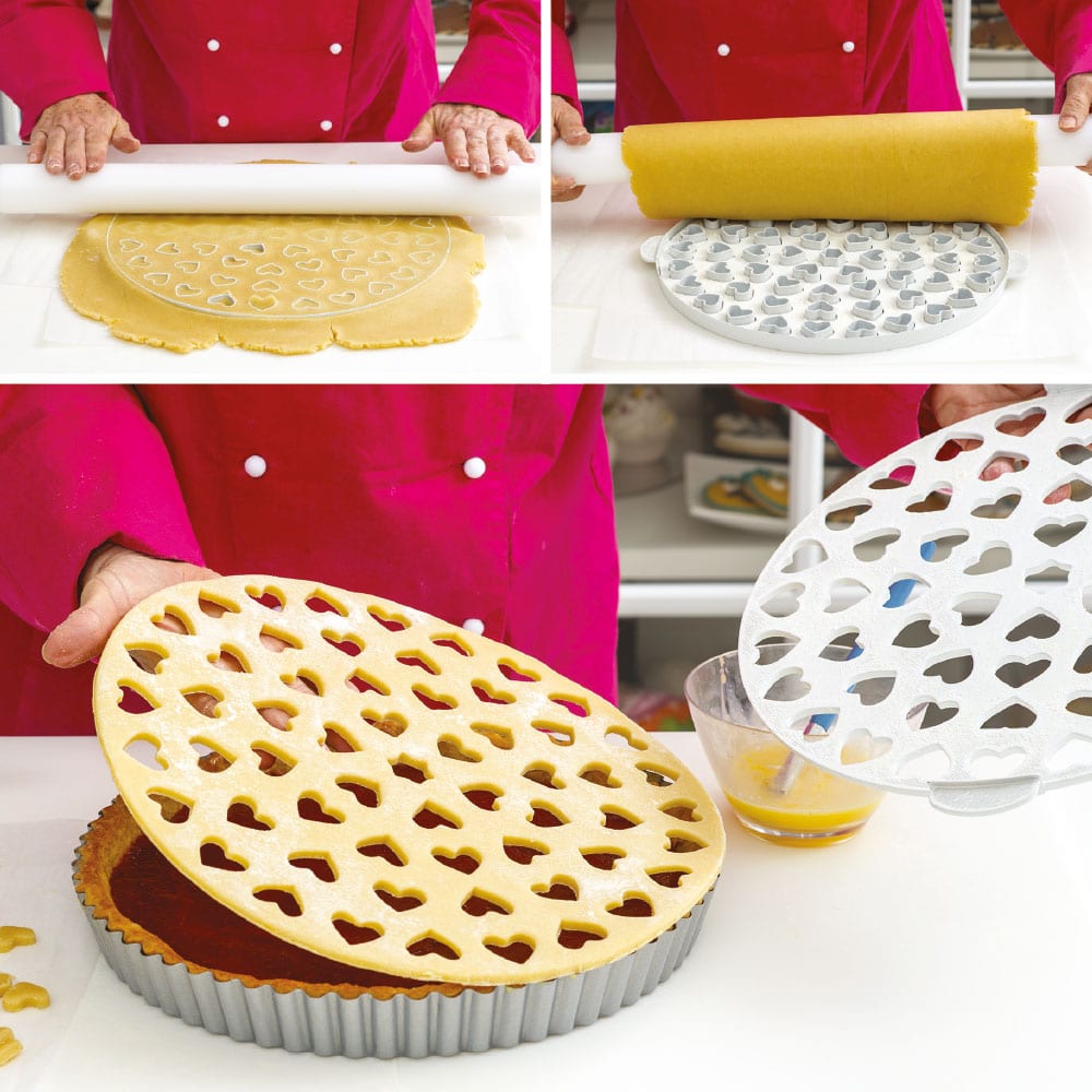 Arabesque pastry cutter grid for tarts - Decora